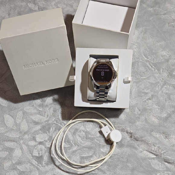 Michael Kors | Wearables | Michael Kors Silver Smartwatch | Poshmark